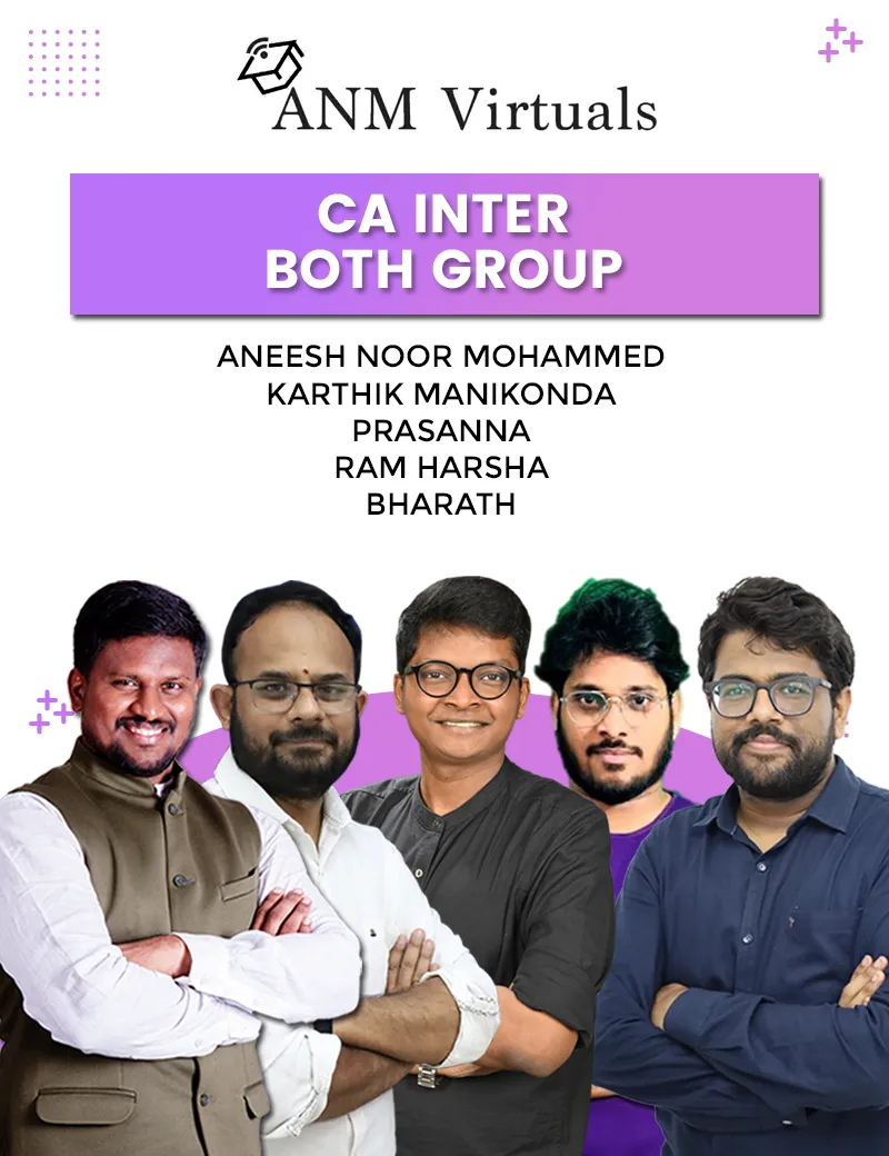 CA Inter Both Group Regular (Online) | ANM Classes